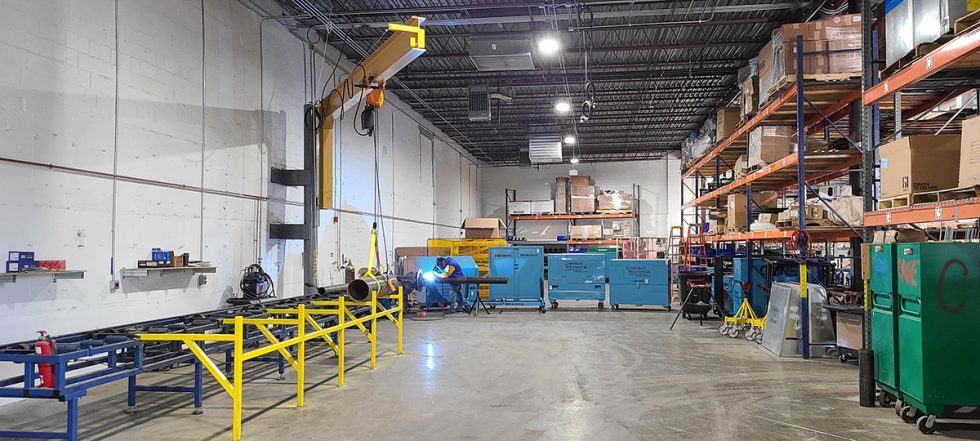 New Fabrication Area - Corporate Mechanical of New England, LLC
