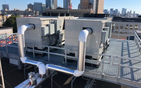 Rooftop Chillers at NEU - Corporate Mechanical of New England, LLC